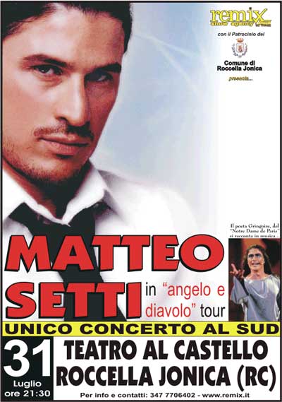 MATTEO SETTI IN CONCERTO - nta Calabria - no-Official web site