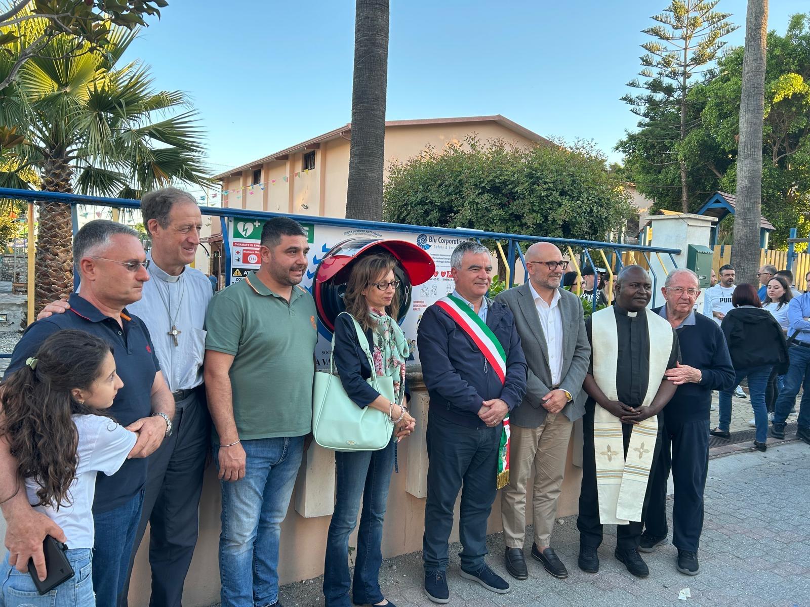 Condofuri Marina, Inaugurata una postazione esterna DAE - Ntacalabria.it