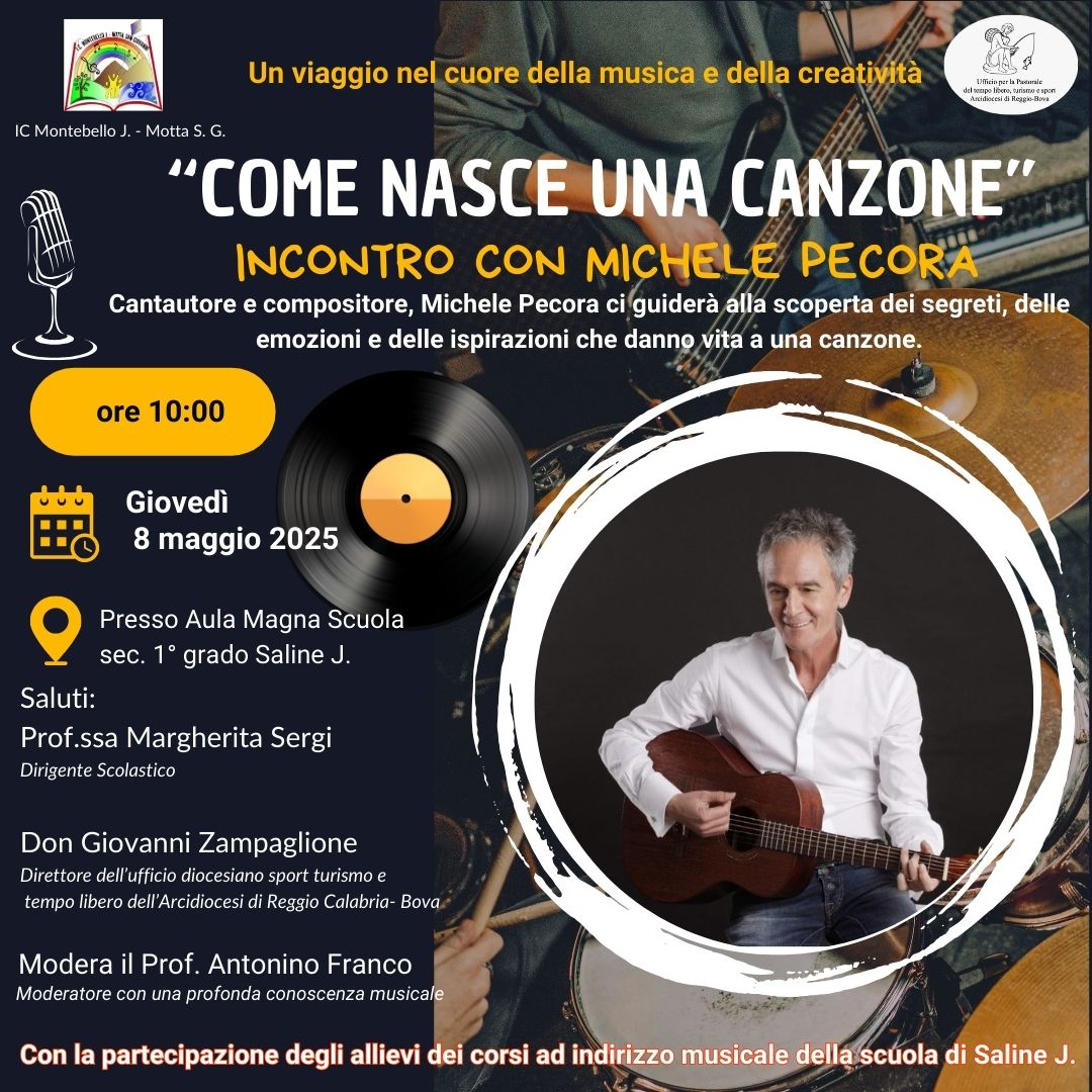 L'artista Michele Pecora a Scuola a Saline Joniche - Ntacalabria.it